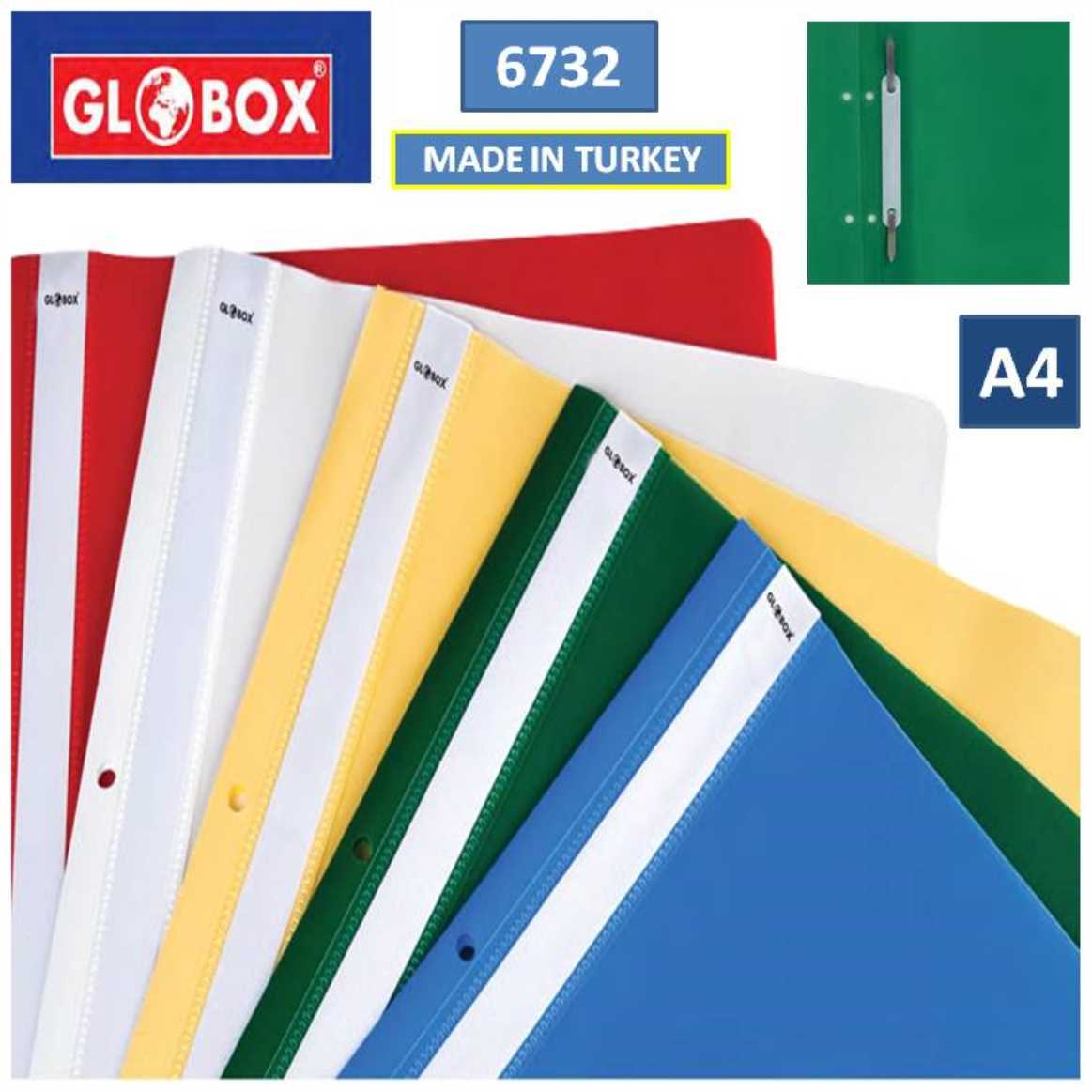 GLOBOX 6732 FLAT FILE PKT.25 دوسيه بلاستك