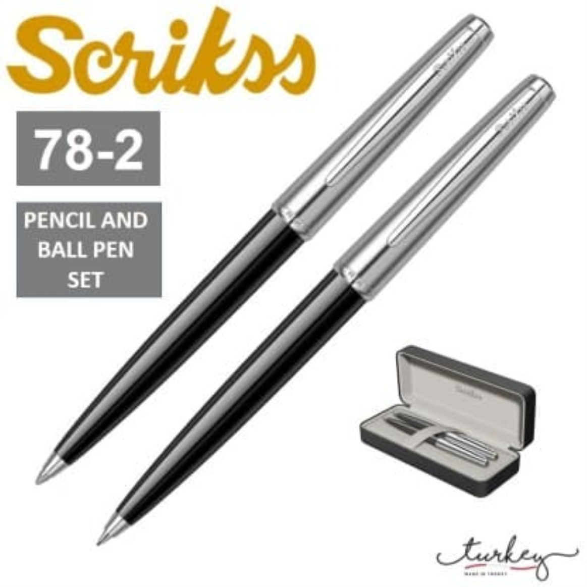 78-2 SCRIKSS BALL PEN + PENCIL SET
